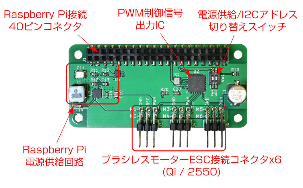 Raspberry Pi用 ブラシレスモーター制御基板「RPZ-RC-Motor」 – Indoor Corgi